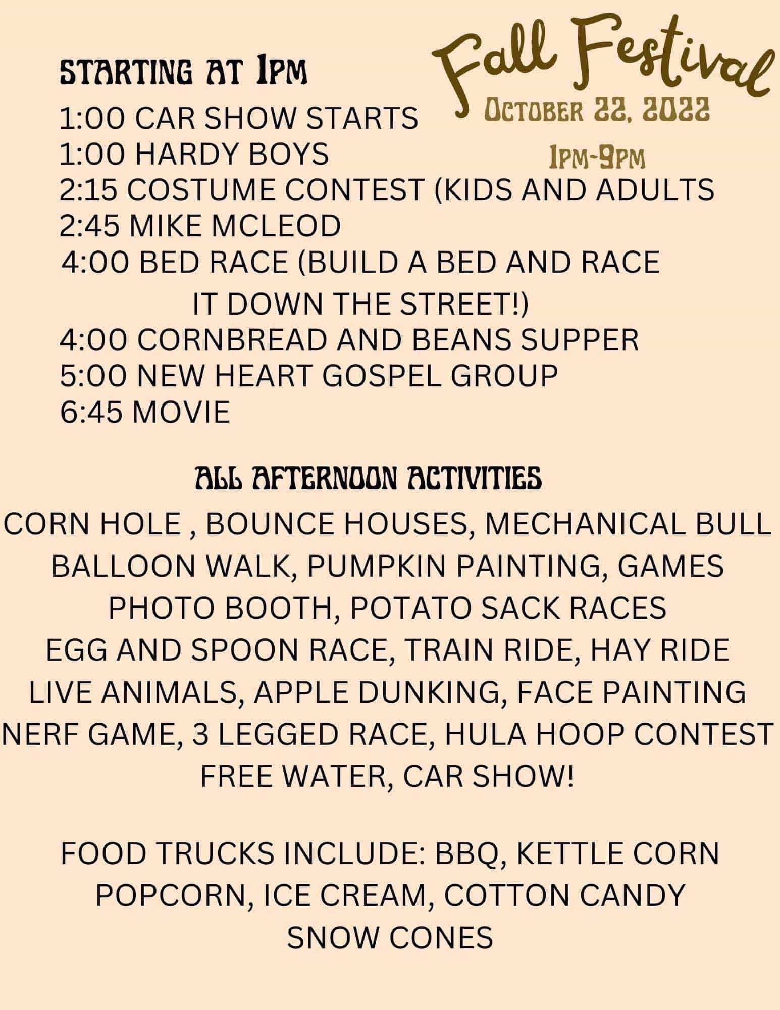 Ravenden Fall Harvest Festival
